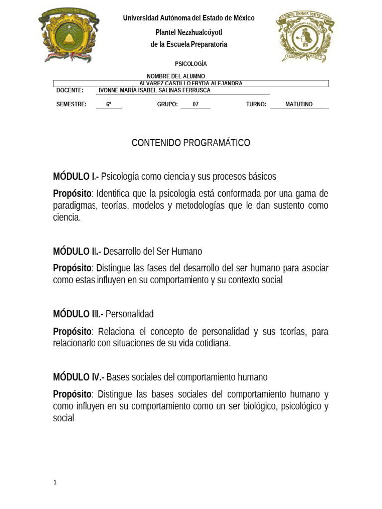 3 CONTENIDO PROGRAMÁTICO | PDF
