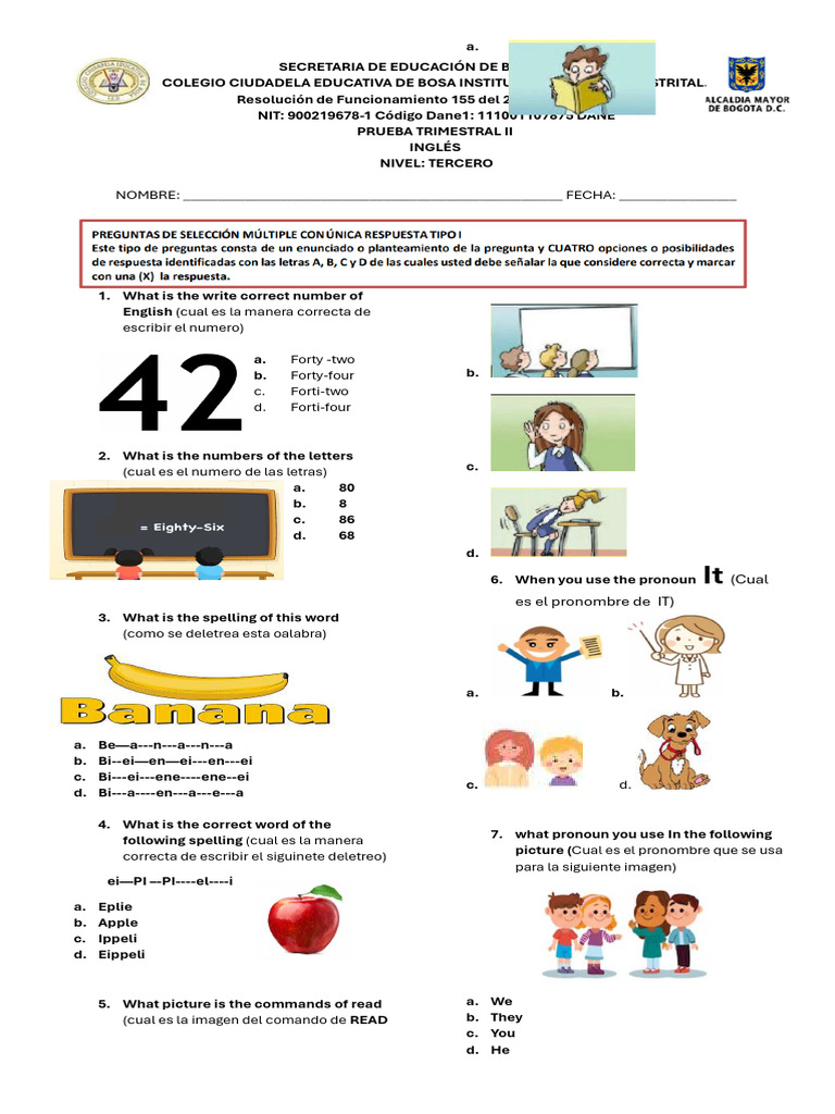What Is The Write Correct Number of English | PDF
