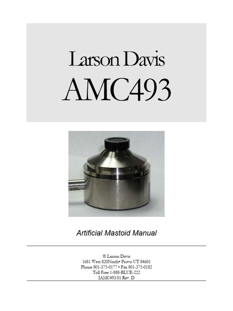 Larson Davis | PDF | Microphone | Implied Warranty