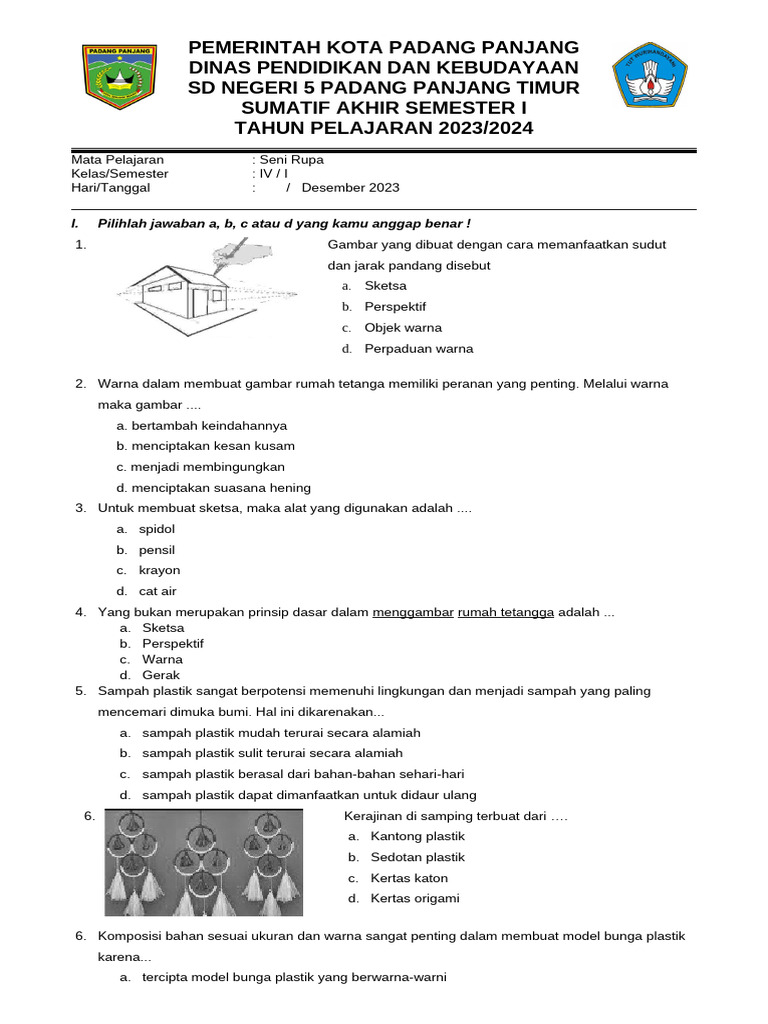 Seni Rupa SAS 1 | PDF