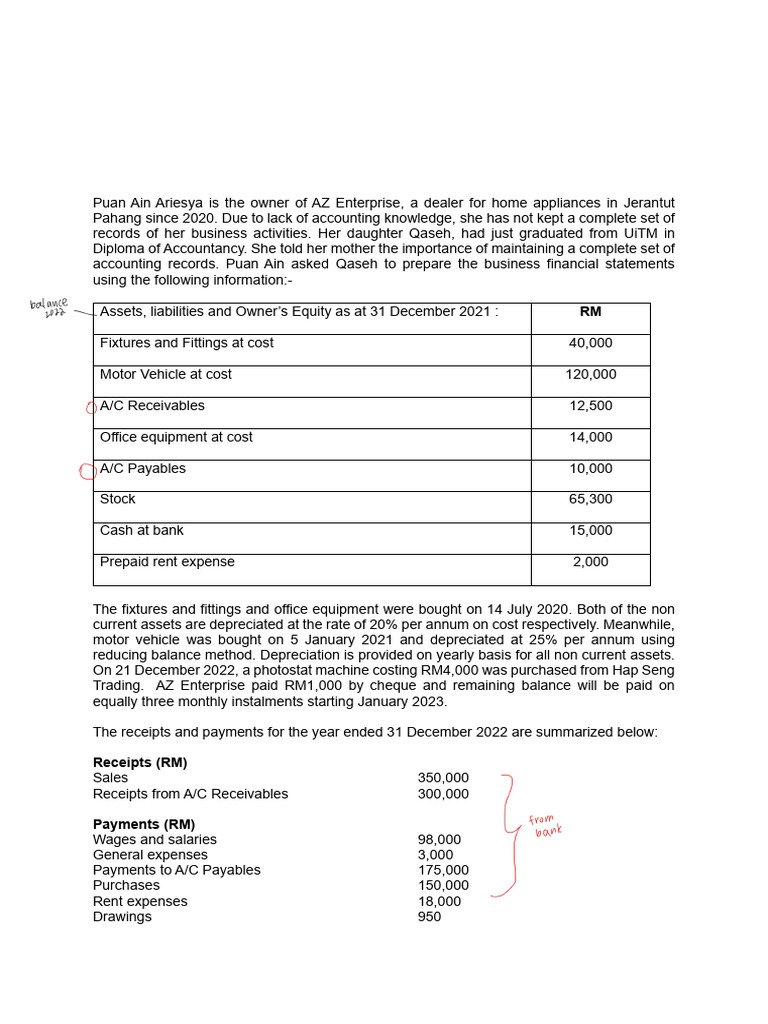 PBL FAR110 JULY2023 | PDF | Expense | Depreciation