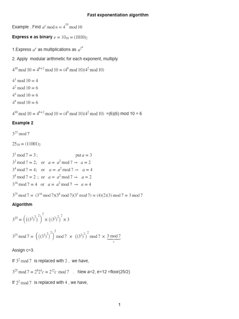 Fastexpo Simplified With Numerical Example | PDF