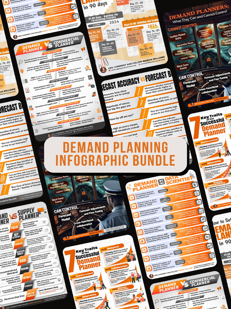 Demand Planning Infographic Bundle | PDF