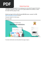 User Manual: Student Login | PDF