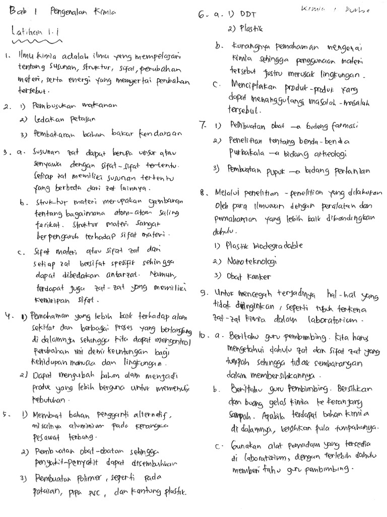 KJ - Kimia - SMA - 1 - Michael Purba & Eti S | PDF