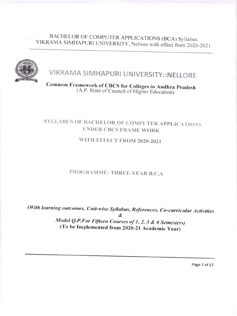 BCA General | PDF | Class (Computer Programming) | Databases