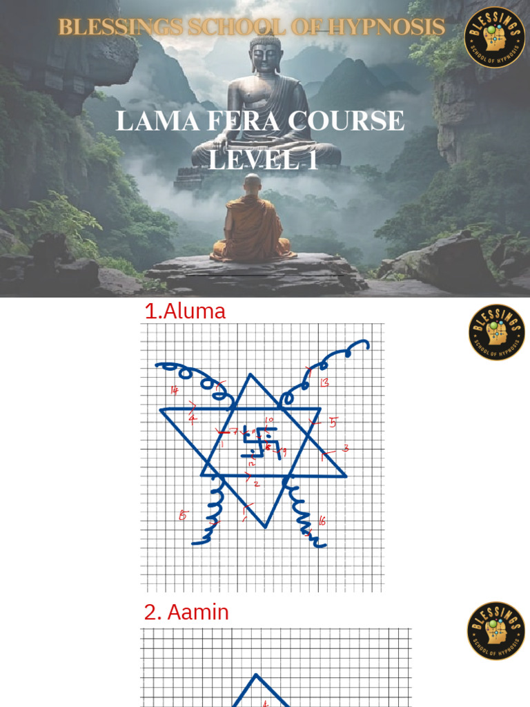 Blessings School of Hypnosis Lama Fera Level 1 | PDF | Tantra