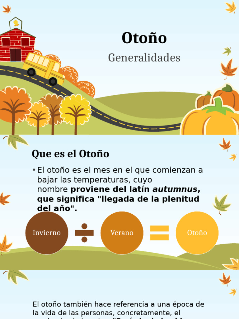 Definición y características del otoño | PDF