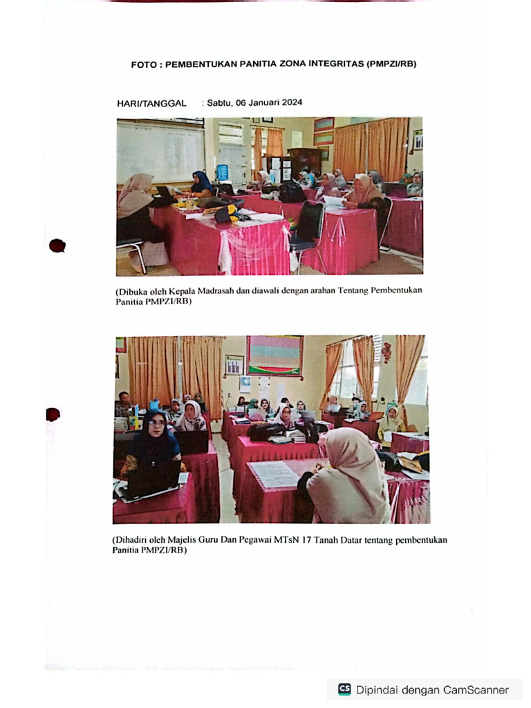 Renaksi_563185_1725083991_dokumentasi Rapat Pembentukan Tim Zi 24 | PDF