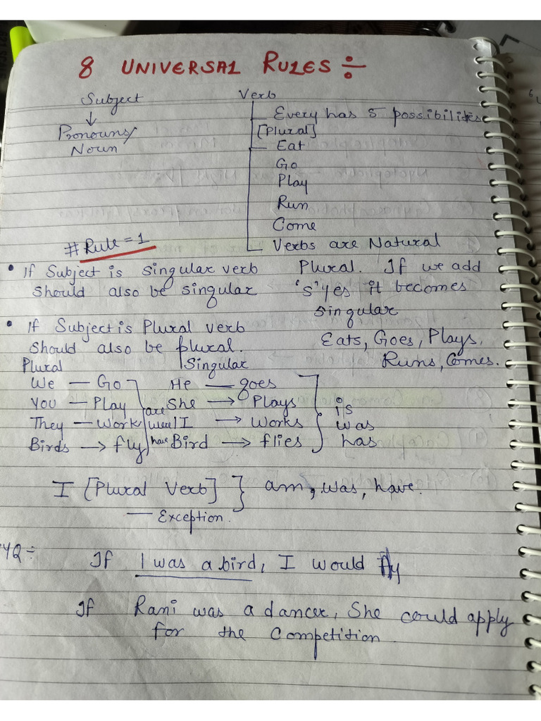 8 Universal Rule | PDF