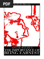 Importance of Being Earnest Script | PDF | The Importance Of Being Earnest