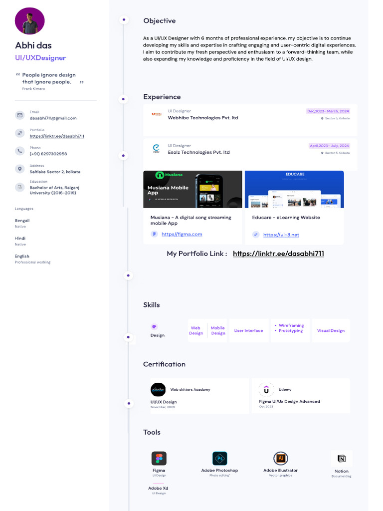 abhi resume (1) (3) | PDF | User Interface Design | User Interface