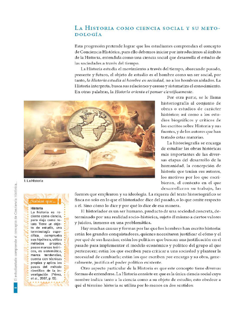 LIBRO - Conciencia Histórica I 2025 | PDF