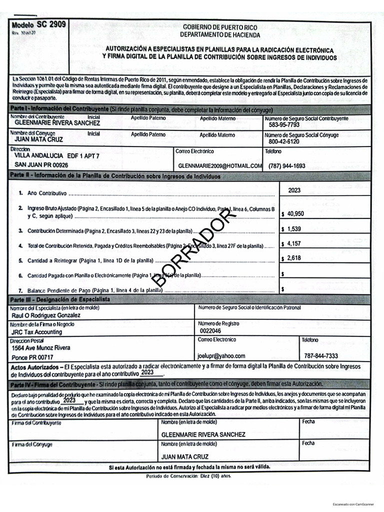 Planillas Gleenmarie 2023 | PDF