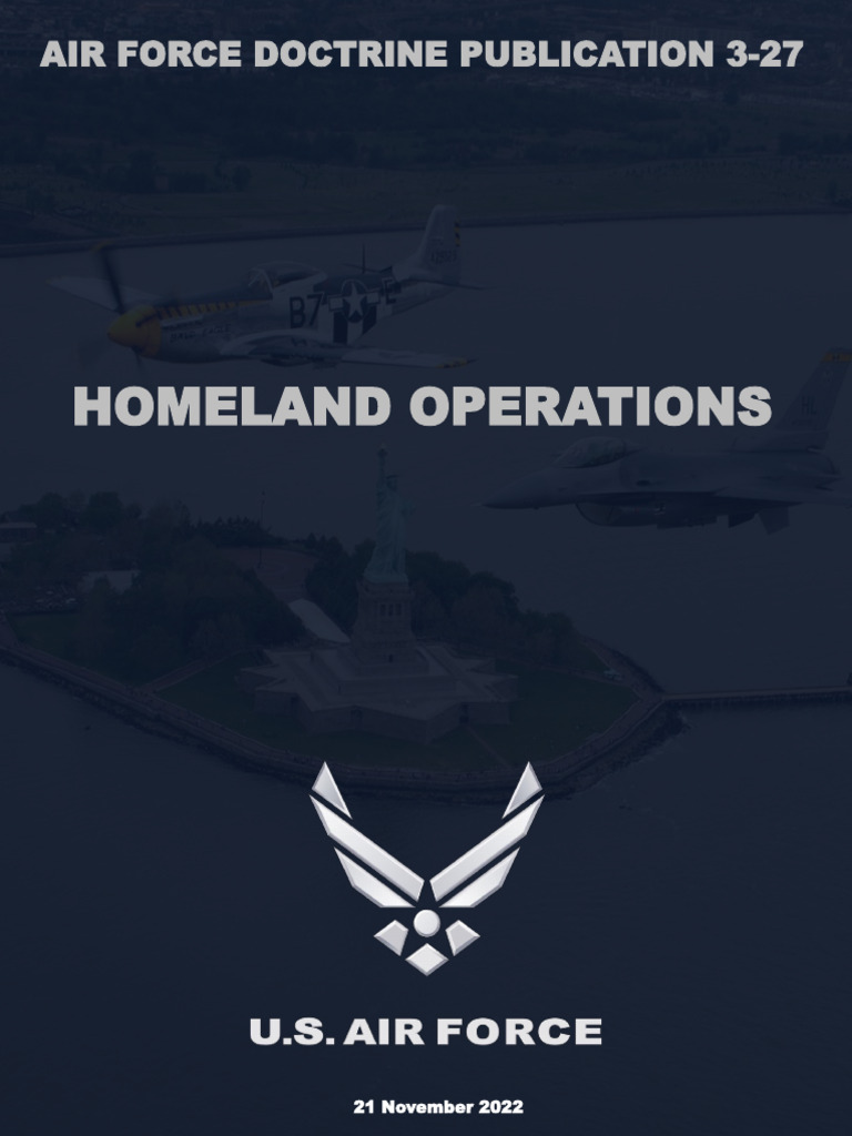 Air Force Doctrine on Homeland Operations | PDF | Emergency Management ...