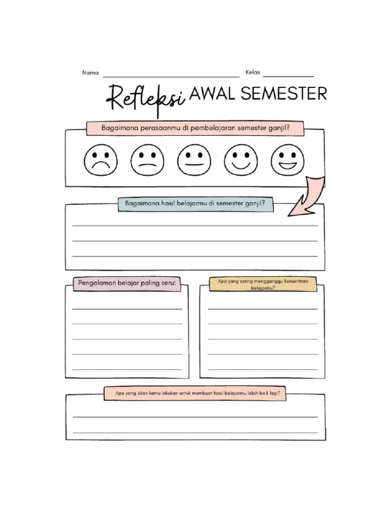 Refleksi Awal Semester | PDF