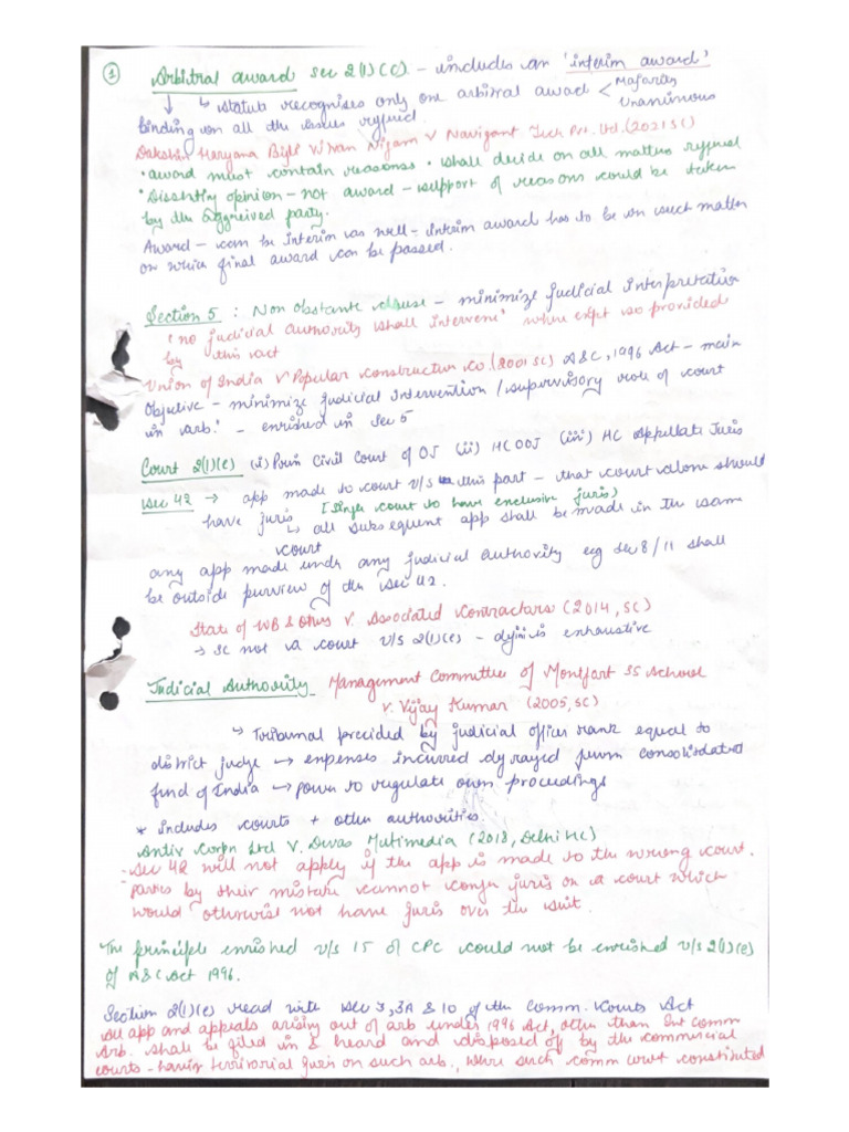 Arbi Notes 1 | PDF