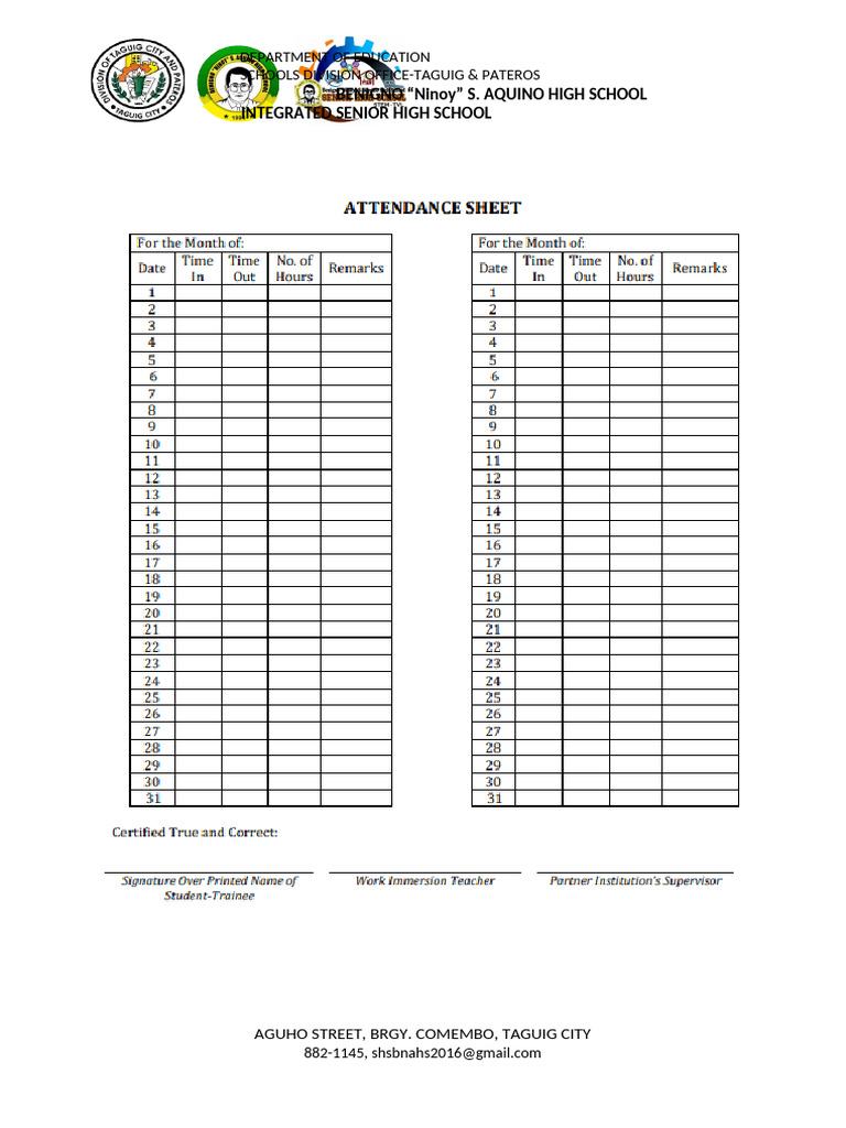 Wip Daily Time Record | PDF