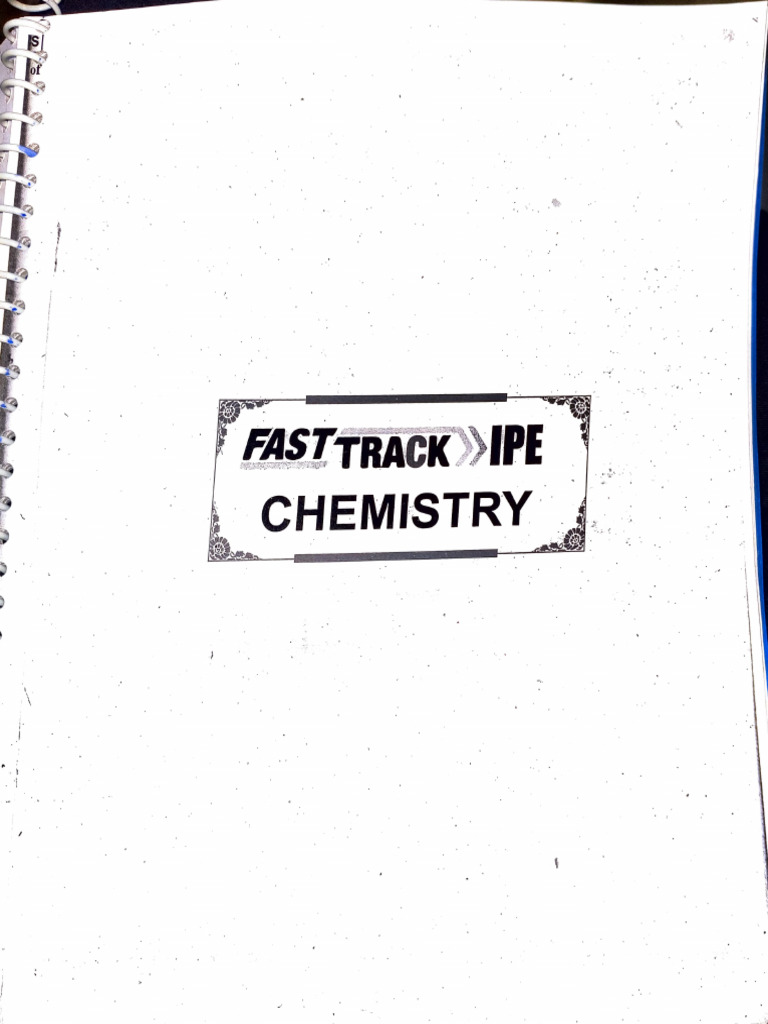 Chemistry FAST TRACK | PDF