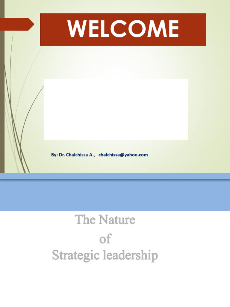 Chapter-1 ppt | PDF | Strategic Management | Strategic Planning