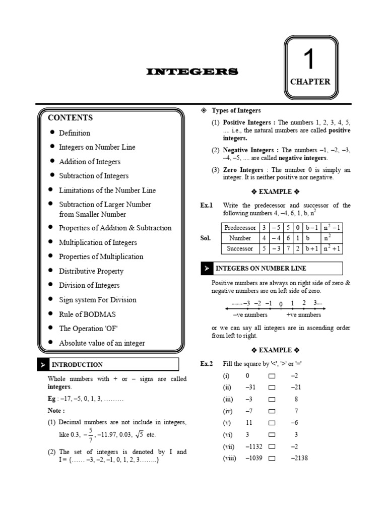 Class 7 (Maths) | PDF | Subtraction | Arithmetic