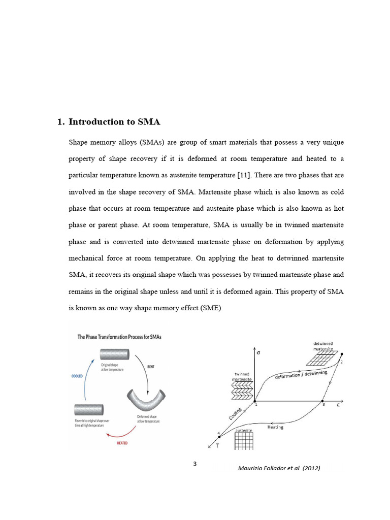 Shape Memory Alloy | PDF