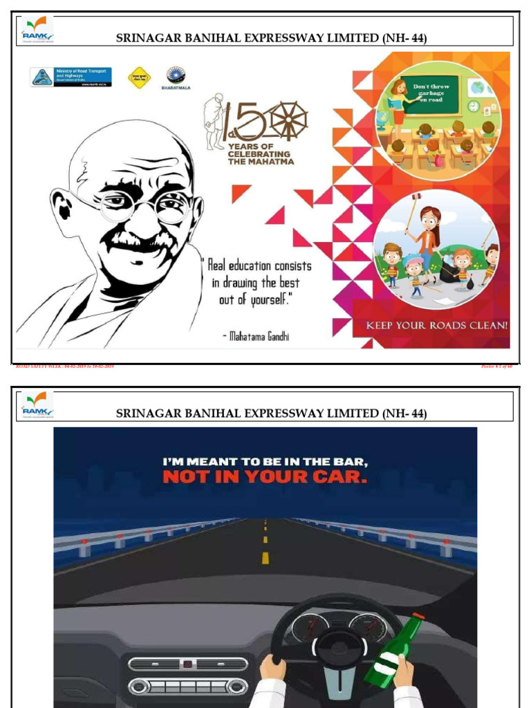 Road Safety Week Posters-2019 PDF | PDF