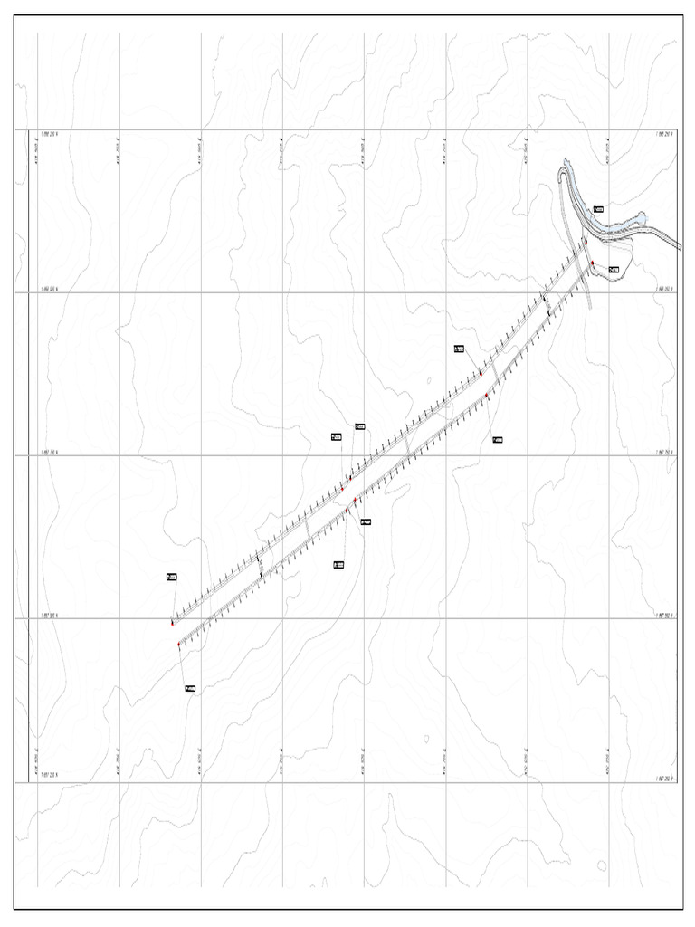 Plano-Modificacion Alineamiento - DWG (1) - Layout1 | PDF