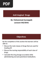 Antianginal Drugs: Mechanisms & Classes | PDF | Vasodilation | Vascular ...