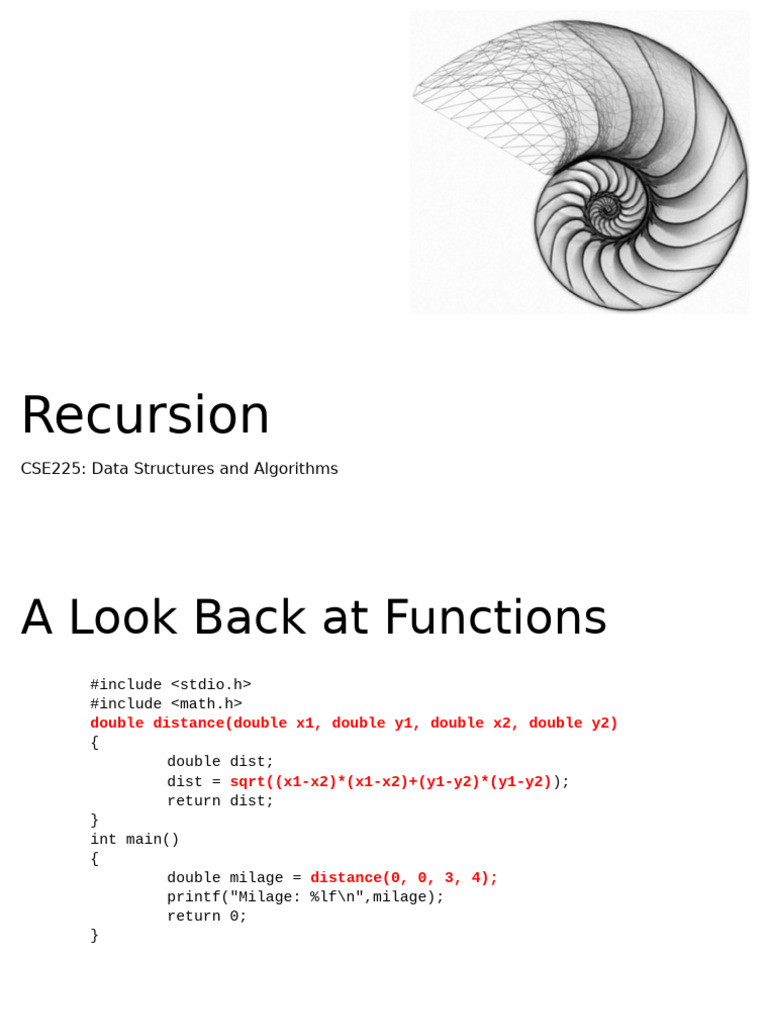 Recursion | PDF | Recursion | Mathematical Logic Recursion | PDF | Recursion | Mathematical Logic