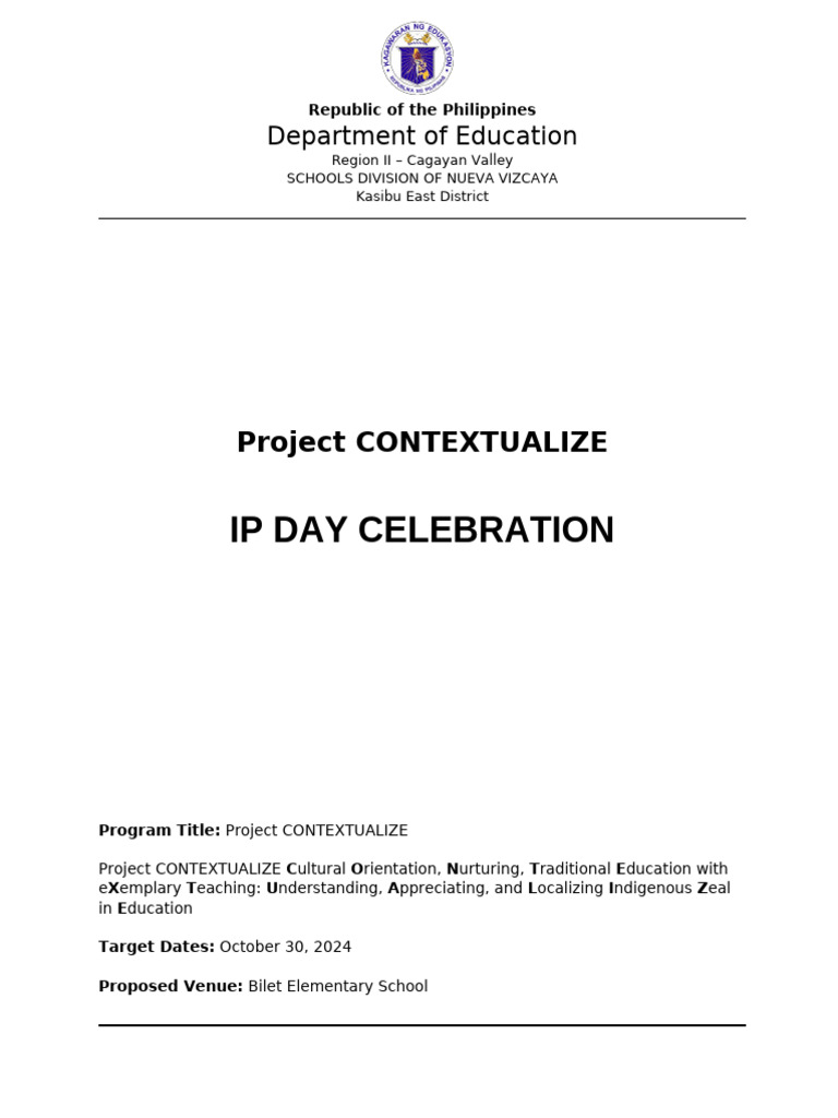 Proposal 2024 | PDF | Cognition | Learning