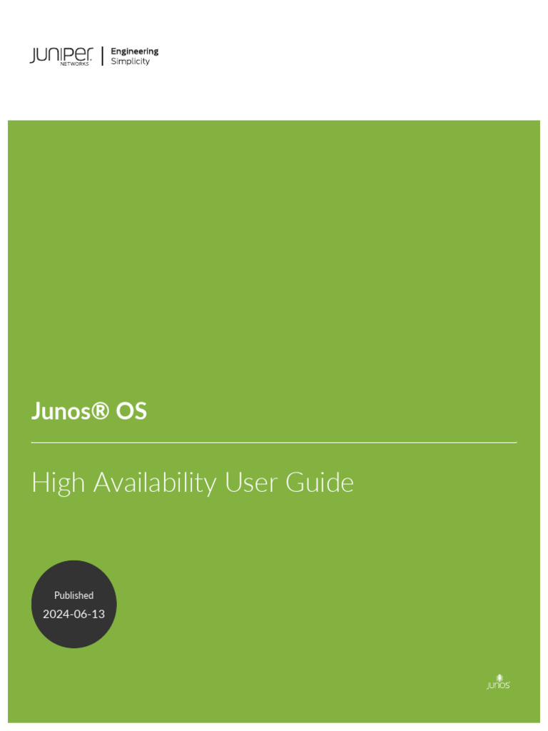 High Availability | PDF | Networking | Multiprotocol Label Switching