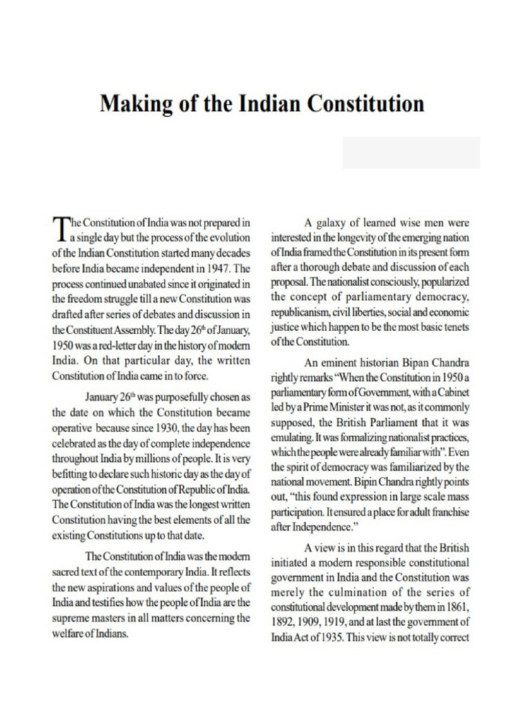 Constitution Values | PDF