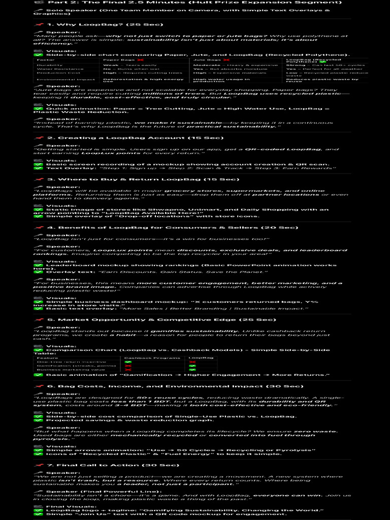 Hult Prize Script | PDF