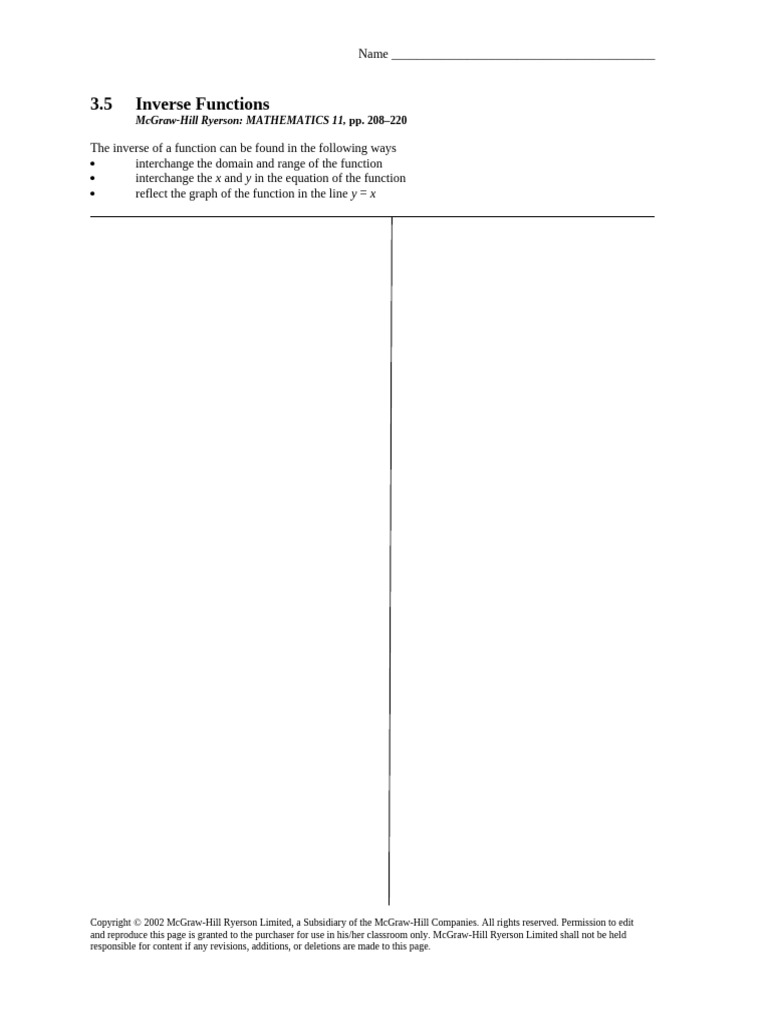 inverse_functions_practice | PDF | Function (Mathematics) | Functions ...