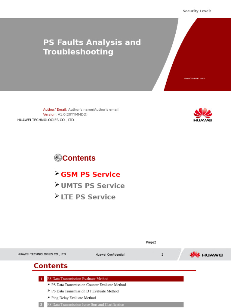 PS Faults Analysis and Troubleshooting | PDF | Computer Network | General Packet Radio Service