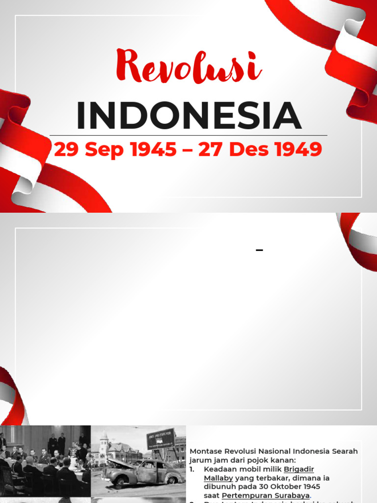 Sejarah Revolusi Nasional Indonesia | PDF