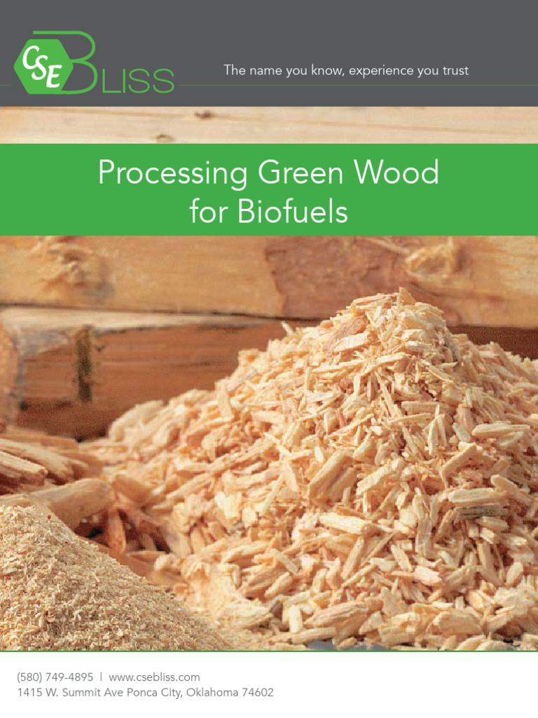 Processing-Green-Wood-for-Biofuels_FactSheetCSE | PDF