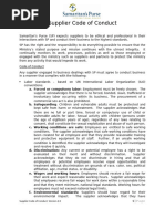 Hindalco Supplier Code Conduct | PDF | Occupational Safety And Health | Bribery