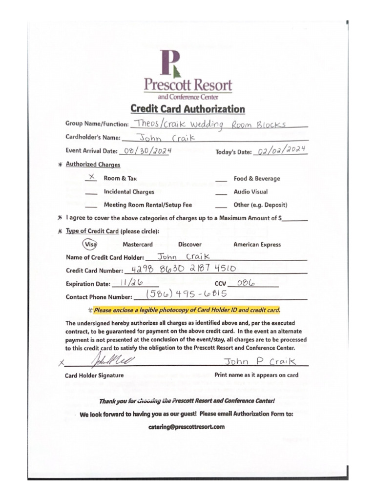 Prescott Resort | PDF