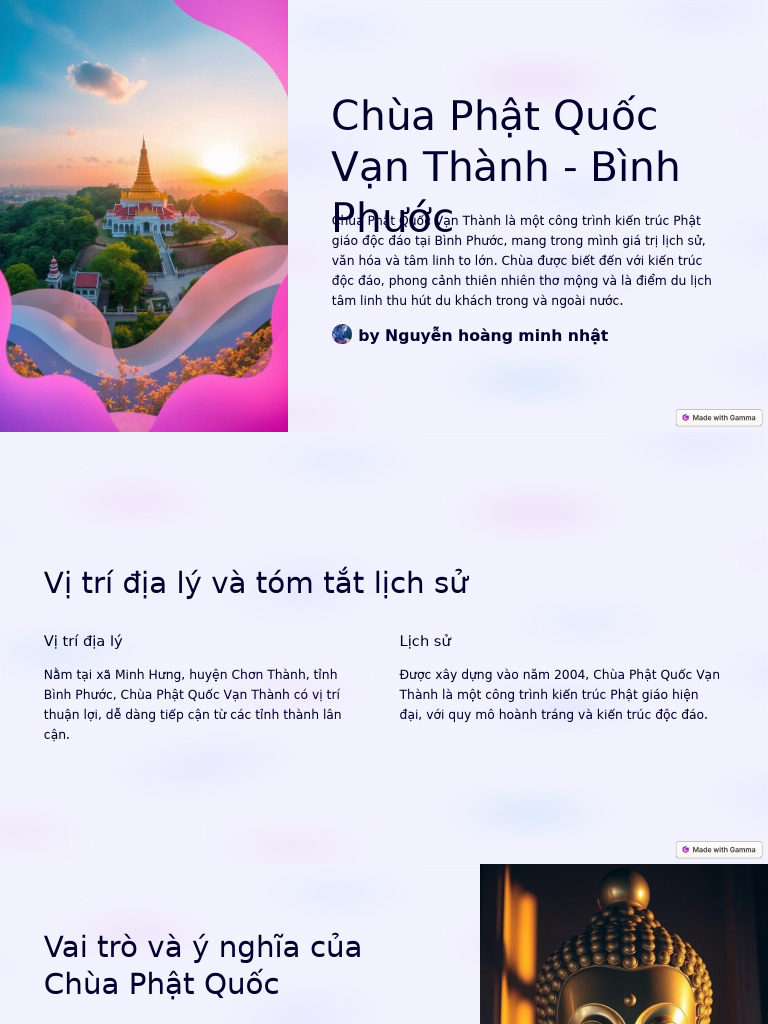 Chua Phat Quoc Van Thanh Binh Phuoc | PDF