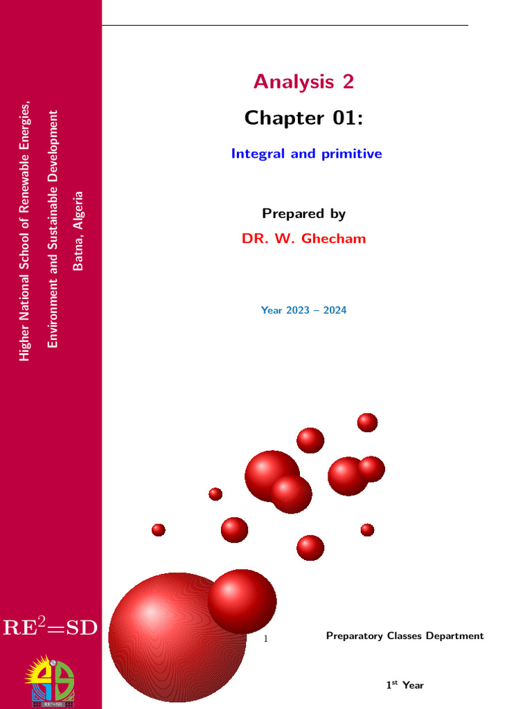 Chapter 01 - 240809 - 211303 | PDF | Integral | Function (Mathematics)