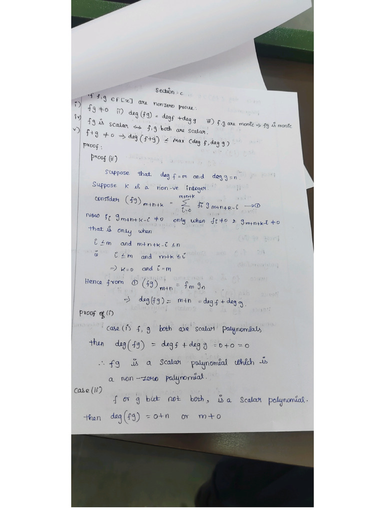 Linear Algebra Assignment | PDF