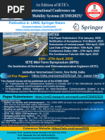 ICPS 2025 - Call For Papers | PDF | Electrical Grid | Smart Grid
