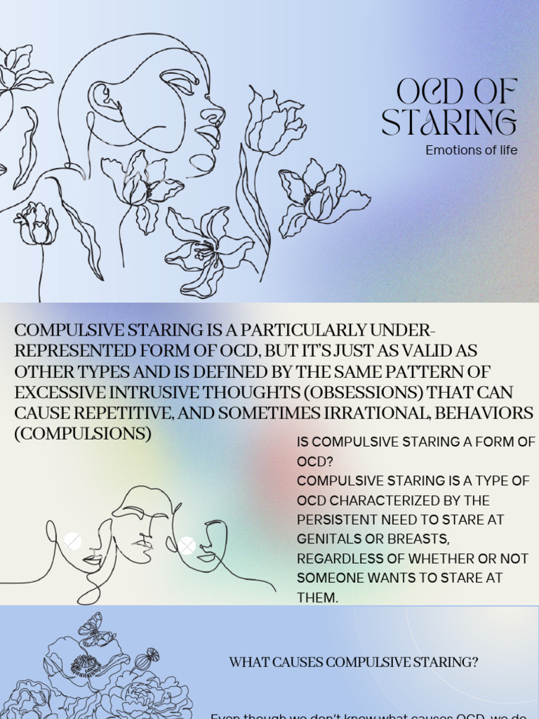 OCD OF STARING | PDF | Obsessive–Compulsive Disorder | Cognitive Behavioral Therapy