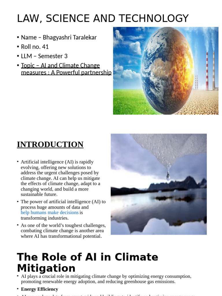 Law, Science and Technology | PDF | Climate Change Mitigation | Climate ...