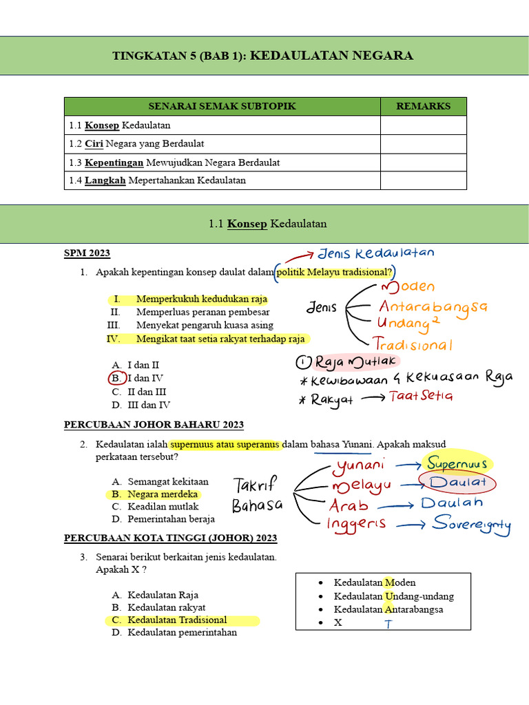 2024 Selekoh F5 BAB 1 K1 | PDF