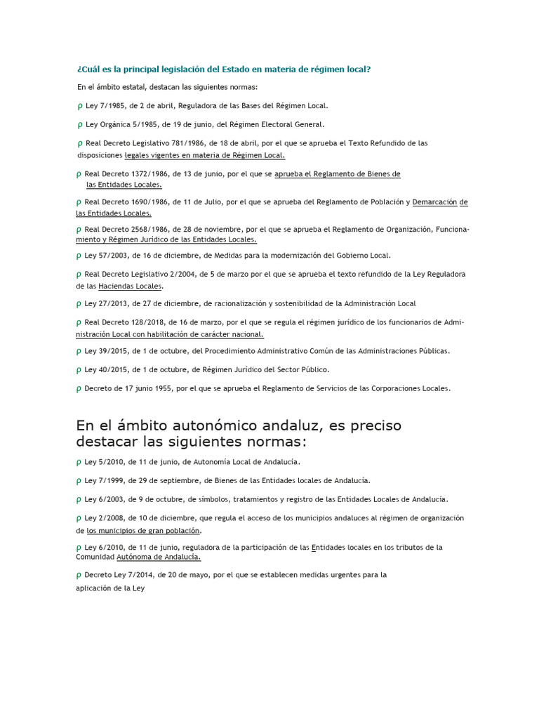 Legislacion Local | PDF