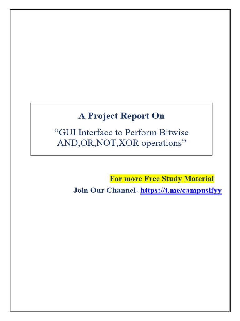Python Microproject 4 by Campusify | PDF | Graphical User Interfaces | Computer Programming