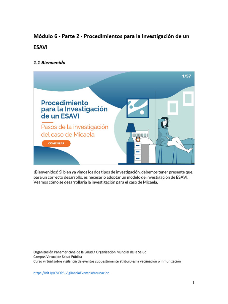 Vigilancia de ESAVI en Vacunación | PDF | Vacunación | Organización ...